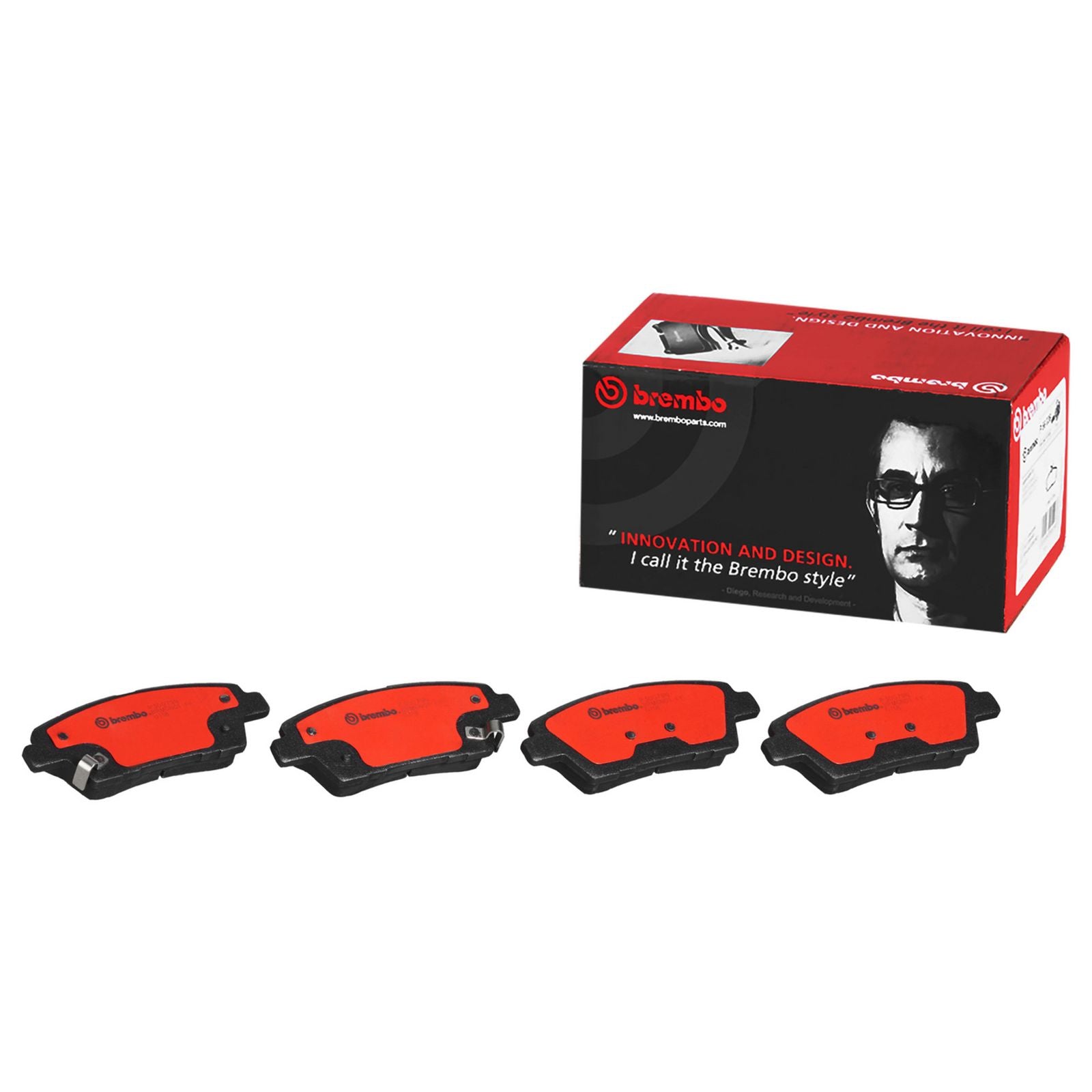 PRIME Ceramic Front Disc Brake Pad Set P30079N | Brembostore