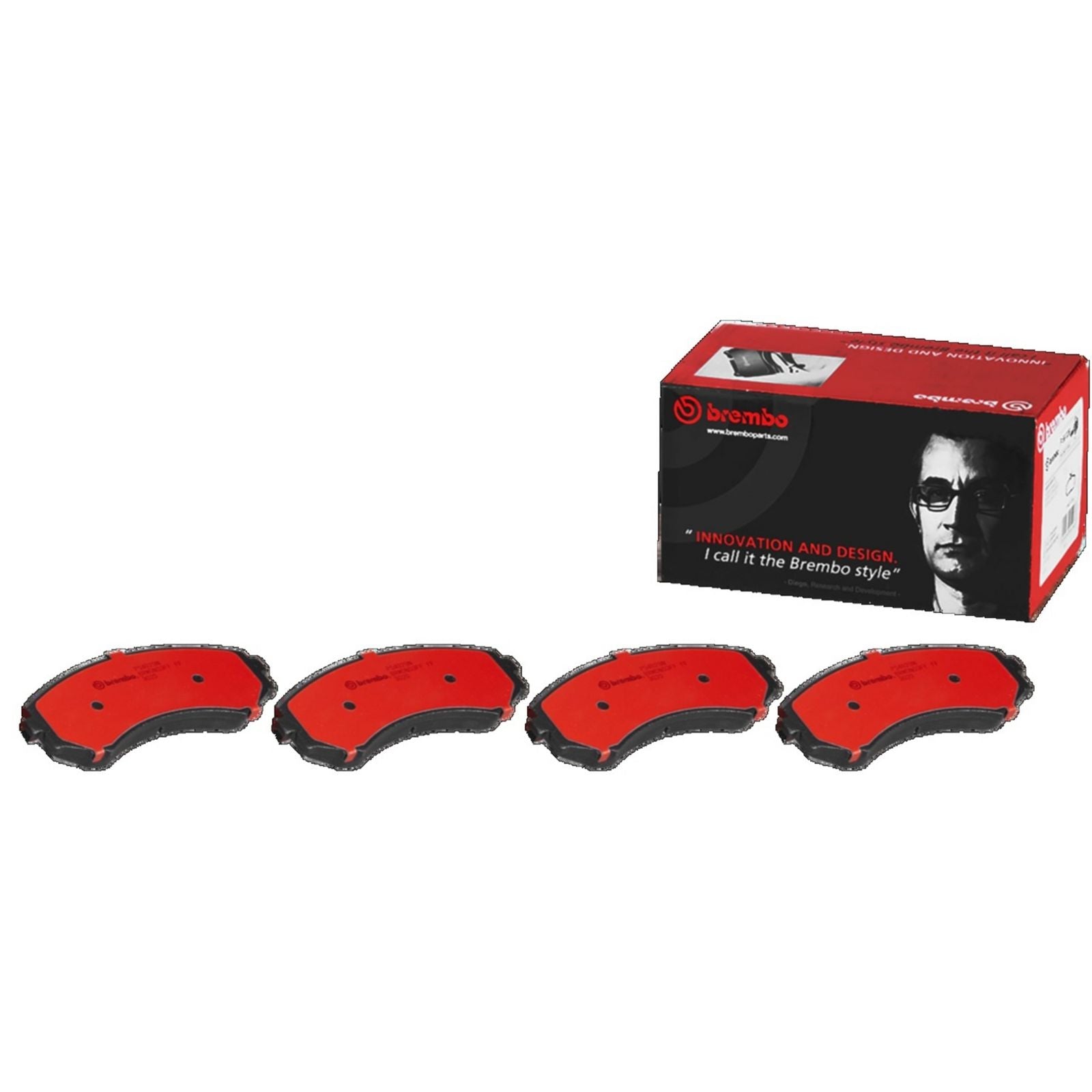PRIME Ceramic Front Disc Brake Pad Set P54029N | Brembostore
