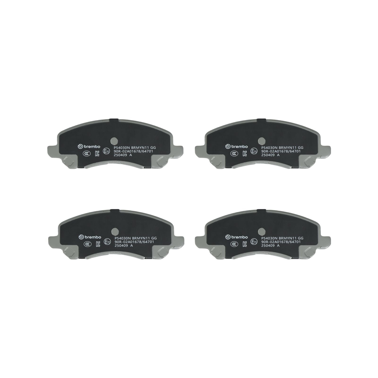 PRIME Ceramic Front Disc Brake Pad Set P54030N | Brembostore