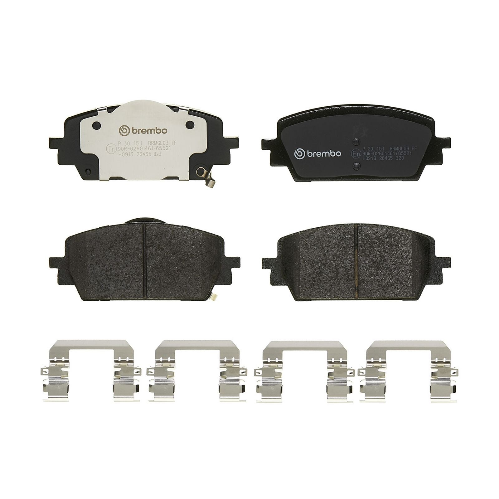 PRIME Low-Met Front Disc Brake Pad Set P30151 | Brembostore
