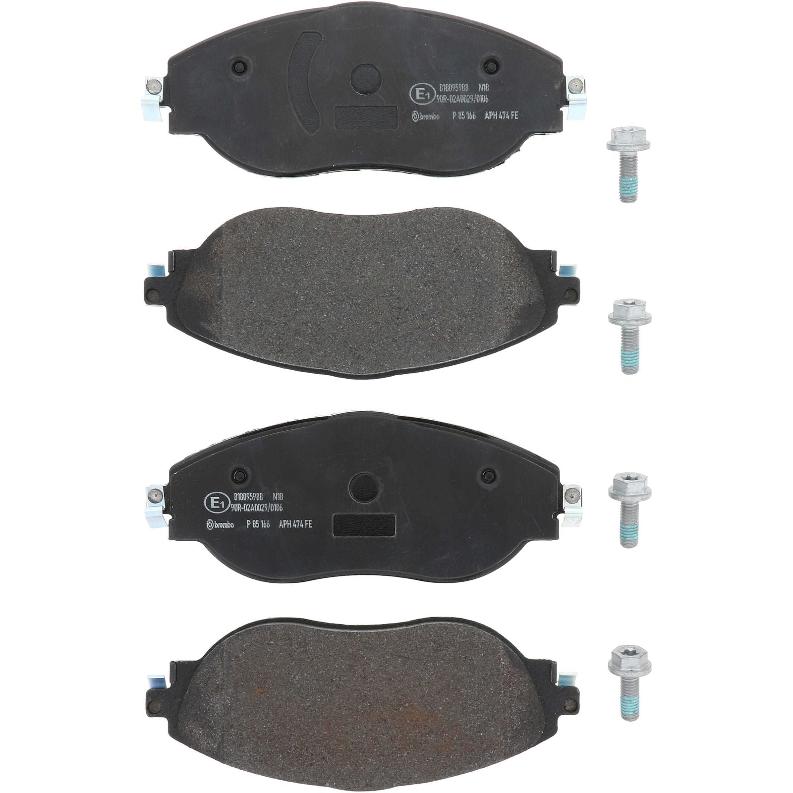 PRIME Low-Met Front Disc Brake Pad Set P85166 | Brembostore