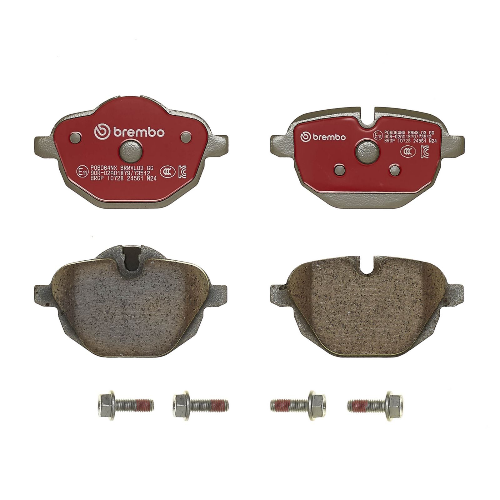 XTRA Ceramic Rear Disc Brake Pad Set P06064NX | Brembostore