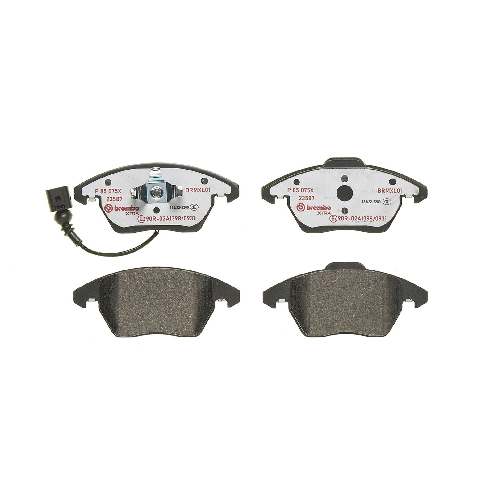 XTRA Low-Met Front Disc Brake Pad Set P85075X | Brembostore